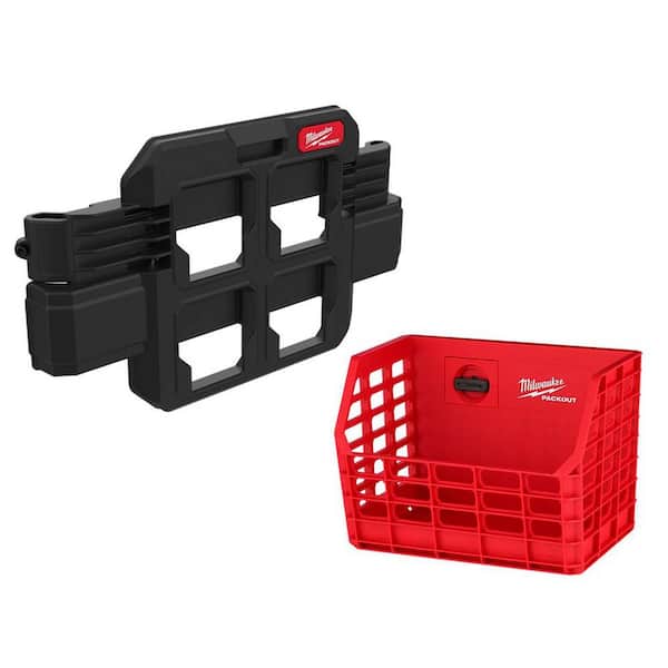 Milwaukee PACKOUT Compact Plate Tool Box Attachment with Compact Wall ...