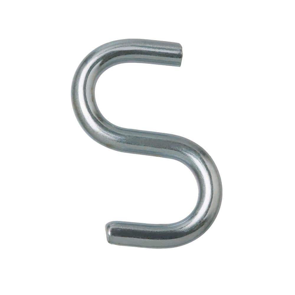 Everbilt 1 in. Zinc-Plated S-Hook (100-Pack) 15562 - The Home Depot