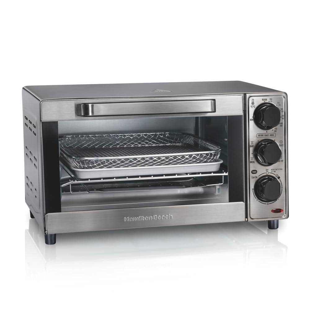 Reviews for Hamilton Beach Sure Crisp 1120 W 4-Slice Stainless Steel ...