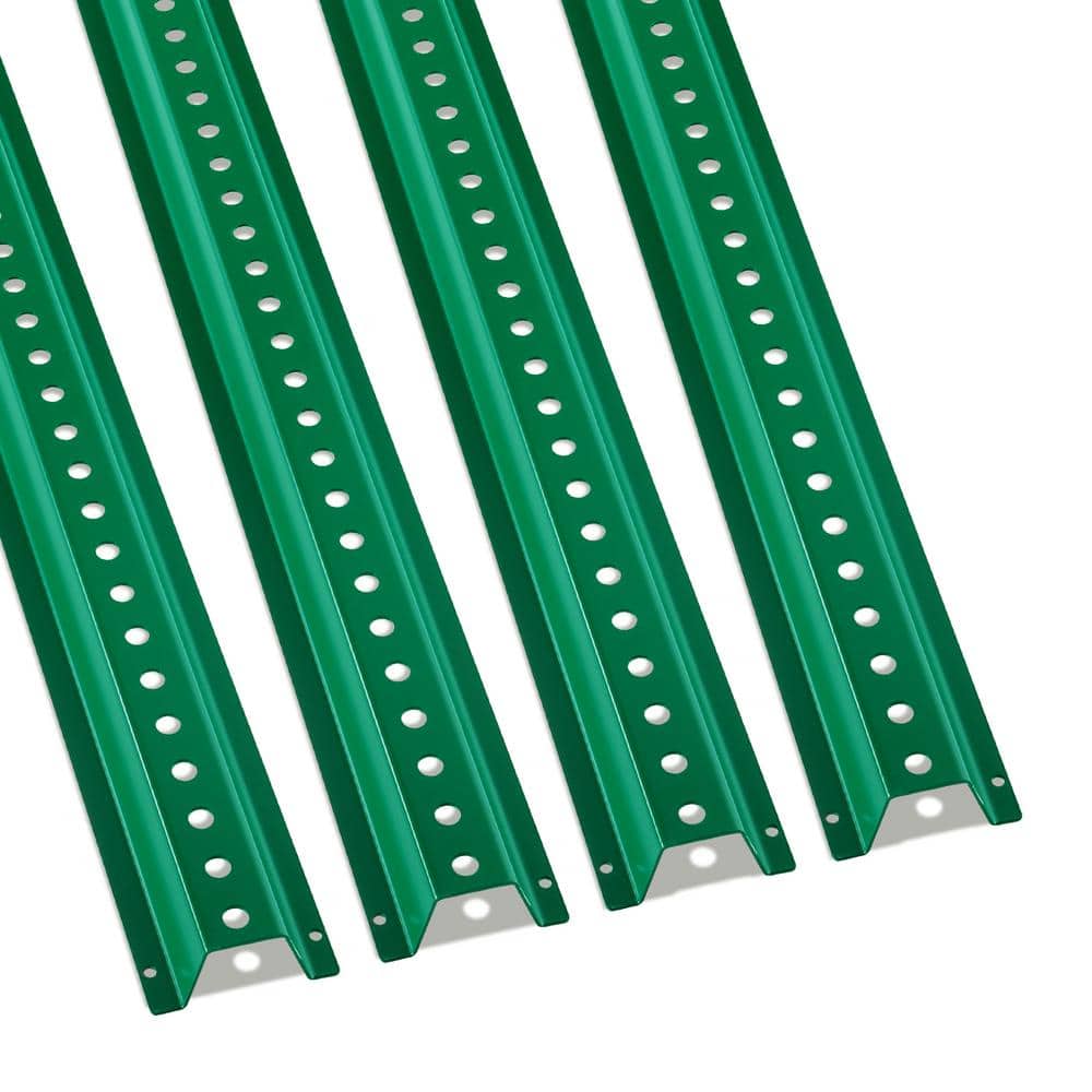 SKYSHALO 8FT. U-Channel Sign Post, 4-Pack Green Heavy Duty Steel Fixed ...