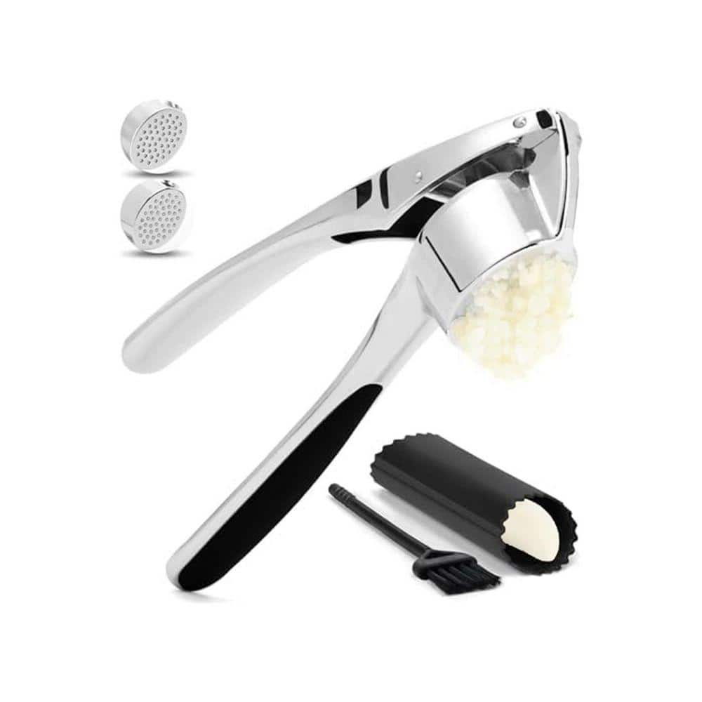 Lynzavix Professional Garlic Mincer Tool Easy Squeeze Soft Ergonomic ...