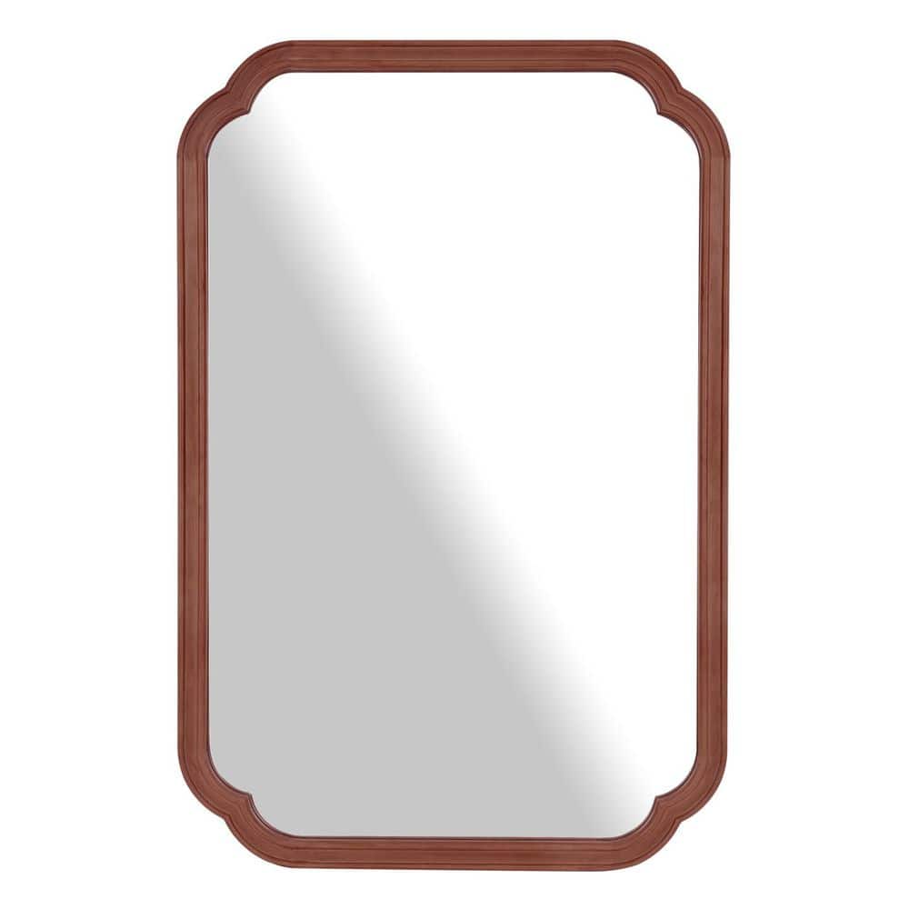 WallBeyond Farm Mirror-A 36 in. W x 55 in. H Round Curved Corners ...