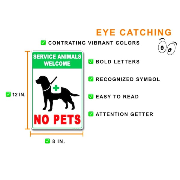 Service Animal Sign