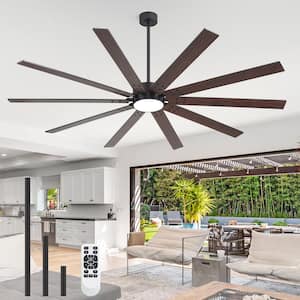 Reviews for Breezary Archer 84 in. Integrated LED Black Windmill ...