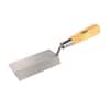 Bon Tool 8 in. x 2 in. Pro Carbon Steel Margin Trowel with XL Wood ...