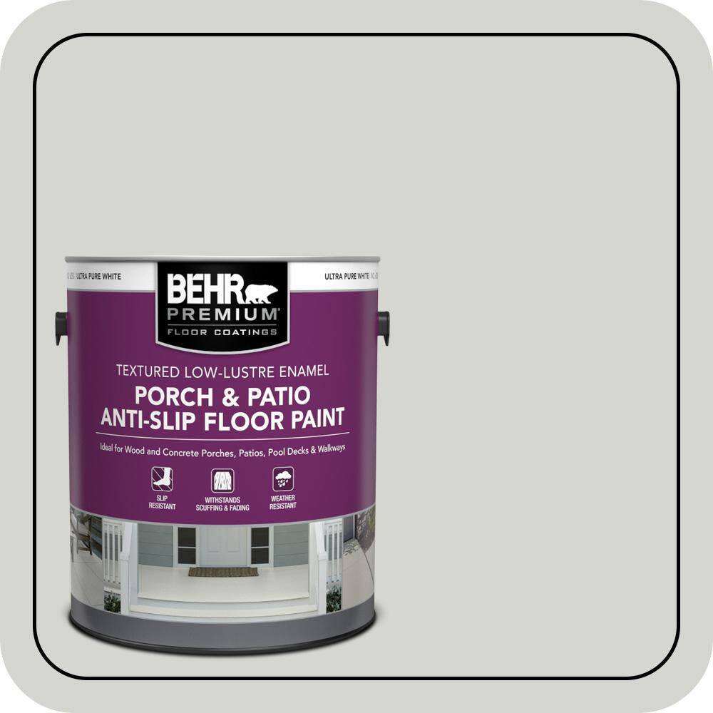 BEHR PREMIUM 1 gal. #T17-01 Close Knit Textured Low-Lustre Enamel ...