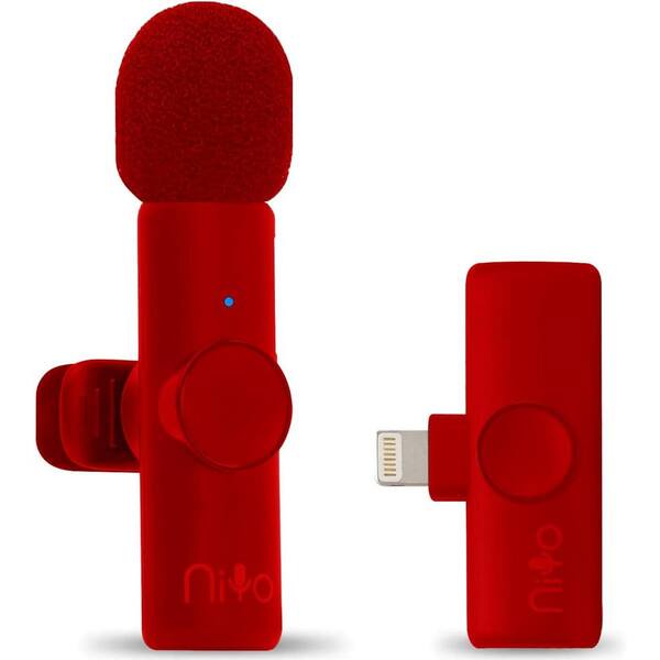 Etokfoks Wireless Lapel Microphone, Professional Video Recording Mic ...