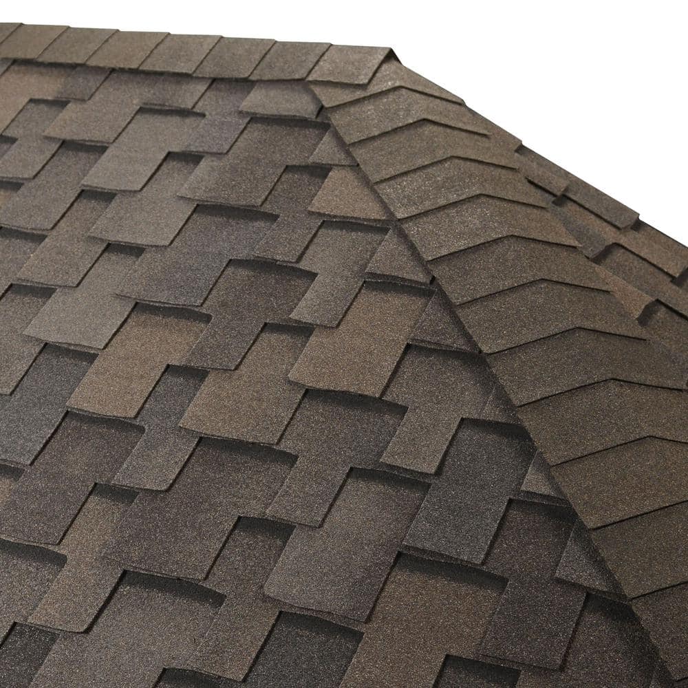 GAF Seal-A-Ridge Dusty Gray Impact-Resistant Asphalt Hip and Ridge Cap ...