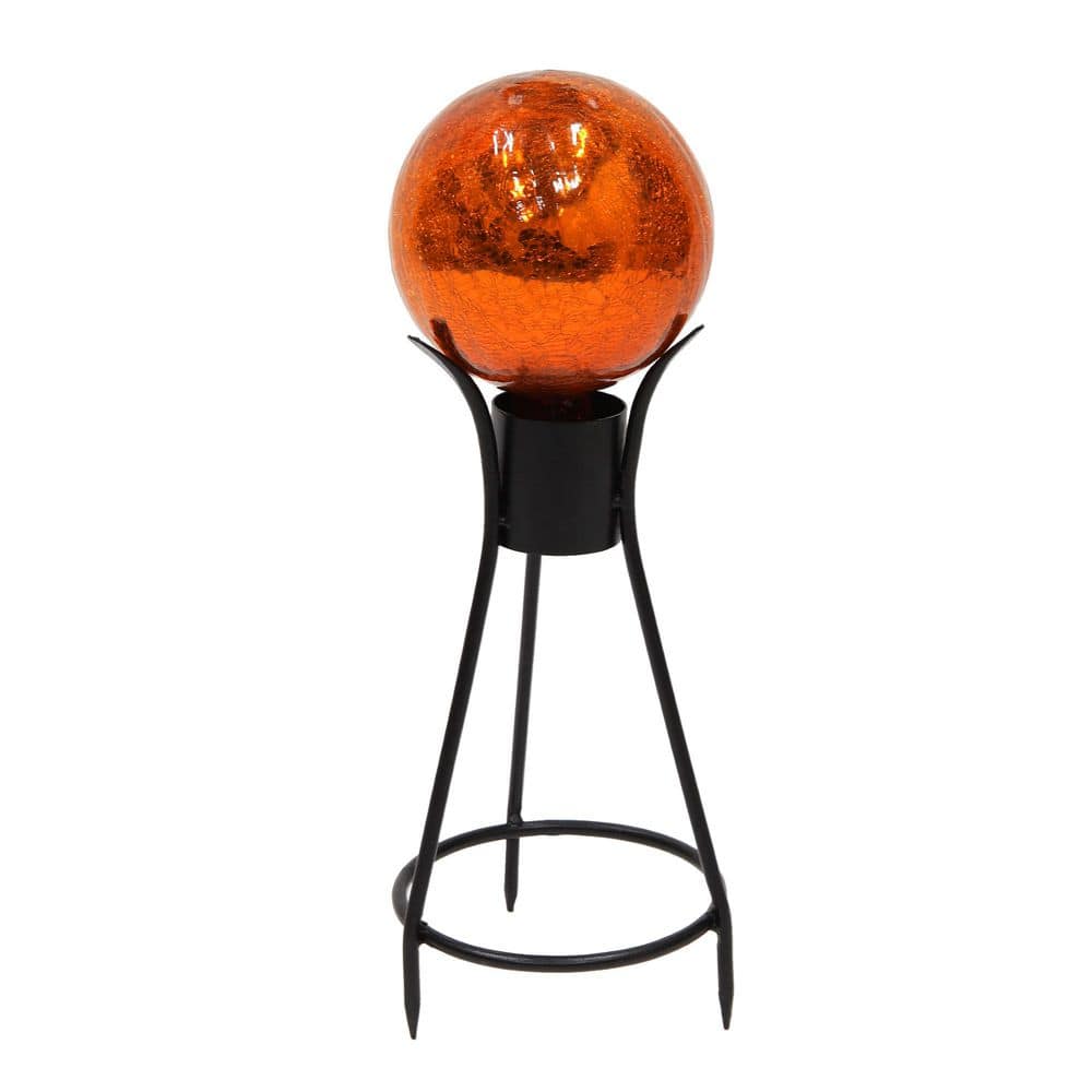 ACHLA DESIGNS Achla Designs 6 in. Dia. Round Mandarin Orange Crackle ...
