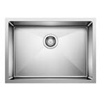 Blanco STELLAR Undermount Stainless Steel 28 in. Single Bowl Kitchen ...