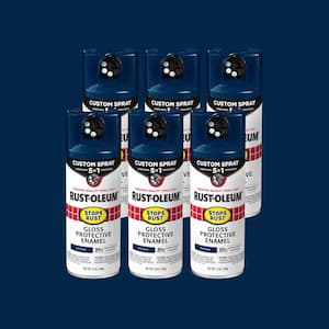 Rust-Oleum Stops Rust 12 oz. Protective Enamel Gloss Navy Blue Spray ...