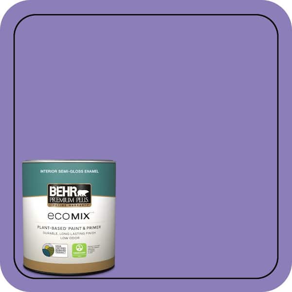 BEHR PREMIUM PLUS 1 qt. #P560-5 Unimaginable Semi-Gloss Enamel EcoMix ...