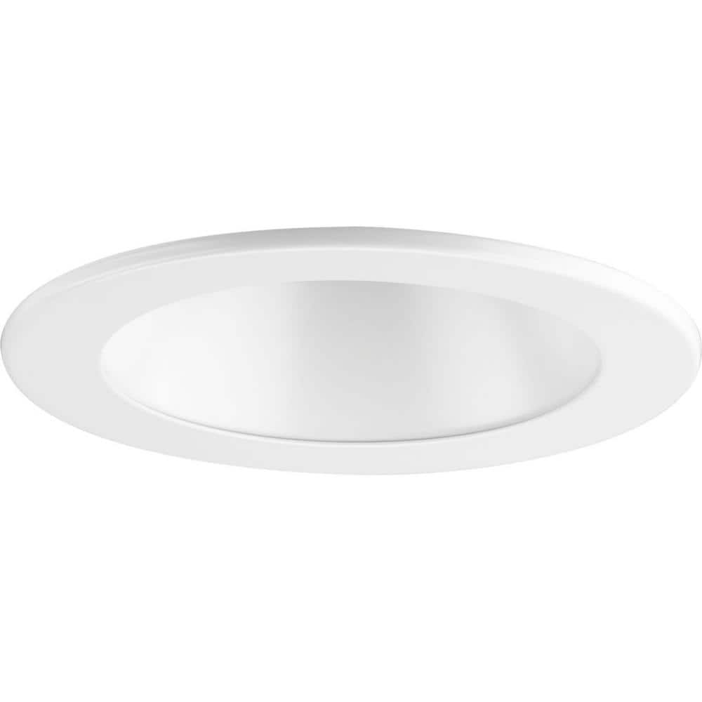 Progress Lighting 4 in. PAR20 Satin White Open Shower Recessed Trim for ...