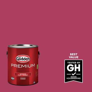 Glidden Premium 1 qt. PPG1183-7 Heart's Desire Eggshell Interior Latex ...