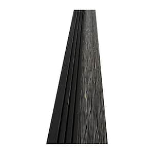 Ejoy 94.5 in. x 4.8 in. x 0.5 in. Acoustic Vinyl Wall Cladding Siding ...