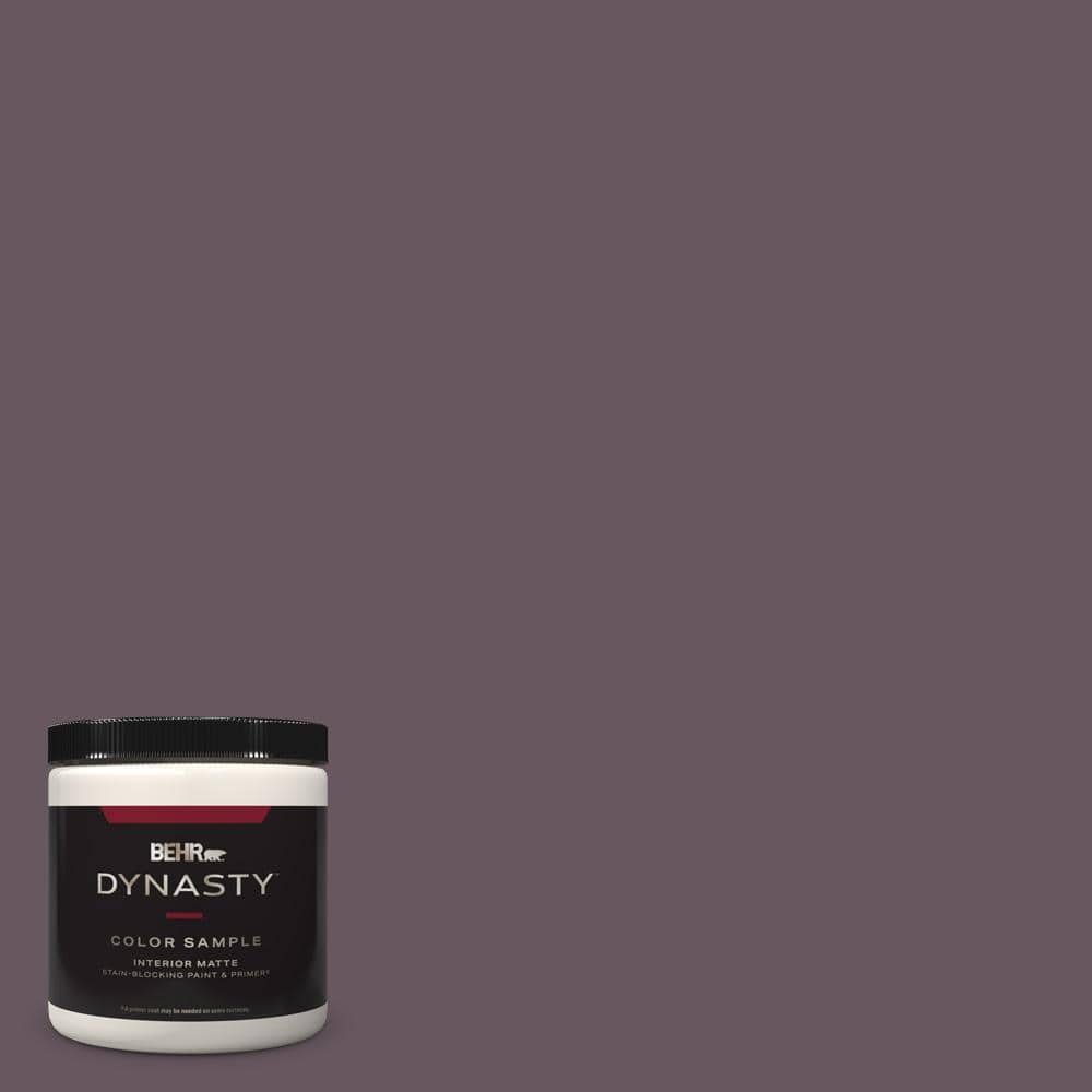 BEHR DYNASTY 8 oz. #N100-6 Urban Legend Matte Stain-Blocking Interior ...