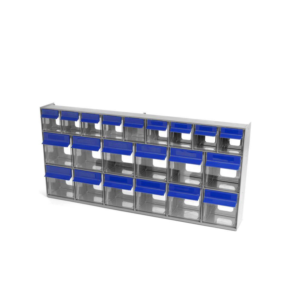 IDEAL SECURITY 24 in. W Stackable 669-Multi-Store Set Tilt Bins ...