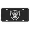 FANMATS Las Vegas Raiders 3D Black License Plate 33612 - The Home Depot
