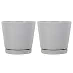 Trendspot 6 in. Mint Oceana Ceramic Planter ECR01706S-06G - The Home Depot