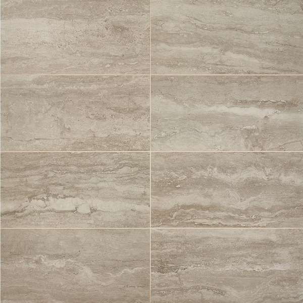 Ivy Hill Tile Essential Travertine Taupe 11.71 in. x 23.50 in ...