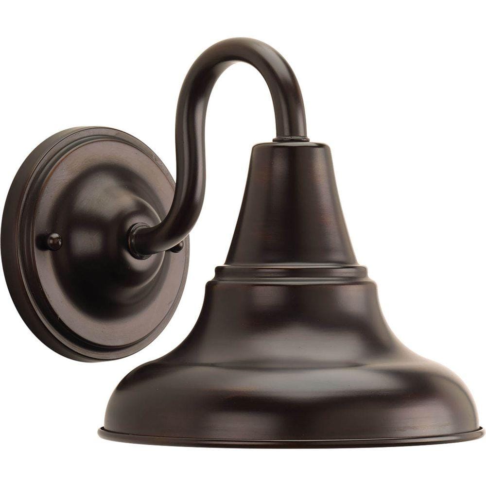 Progress Lighting District Collection 1-Light Antique Bronze Farmhouse ...