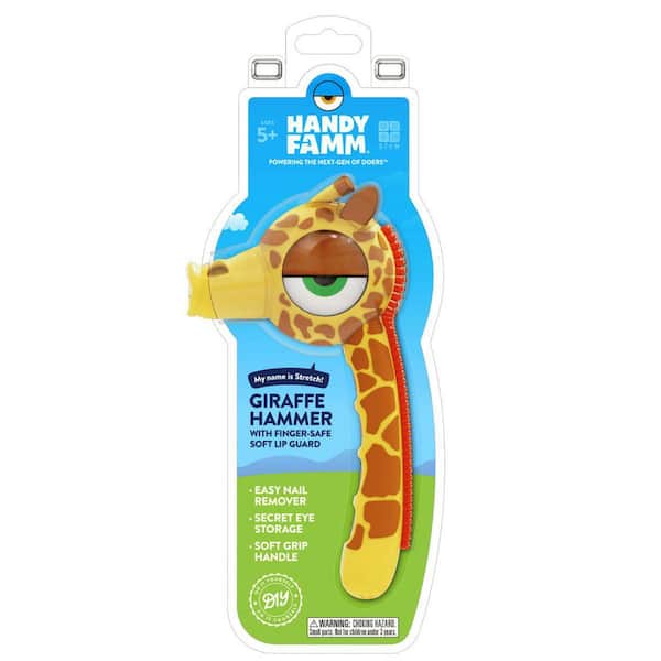 HANDY FAMM Stretch Real Metal Giraffe Hammer for Kids, Patented Safety ...