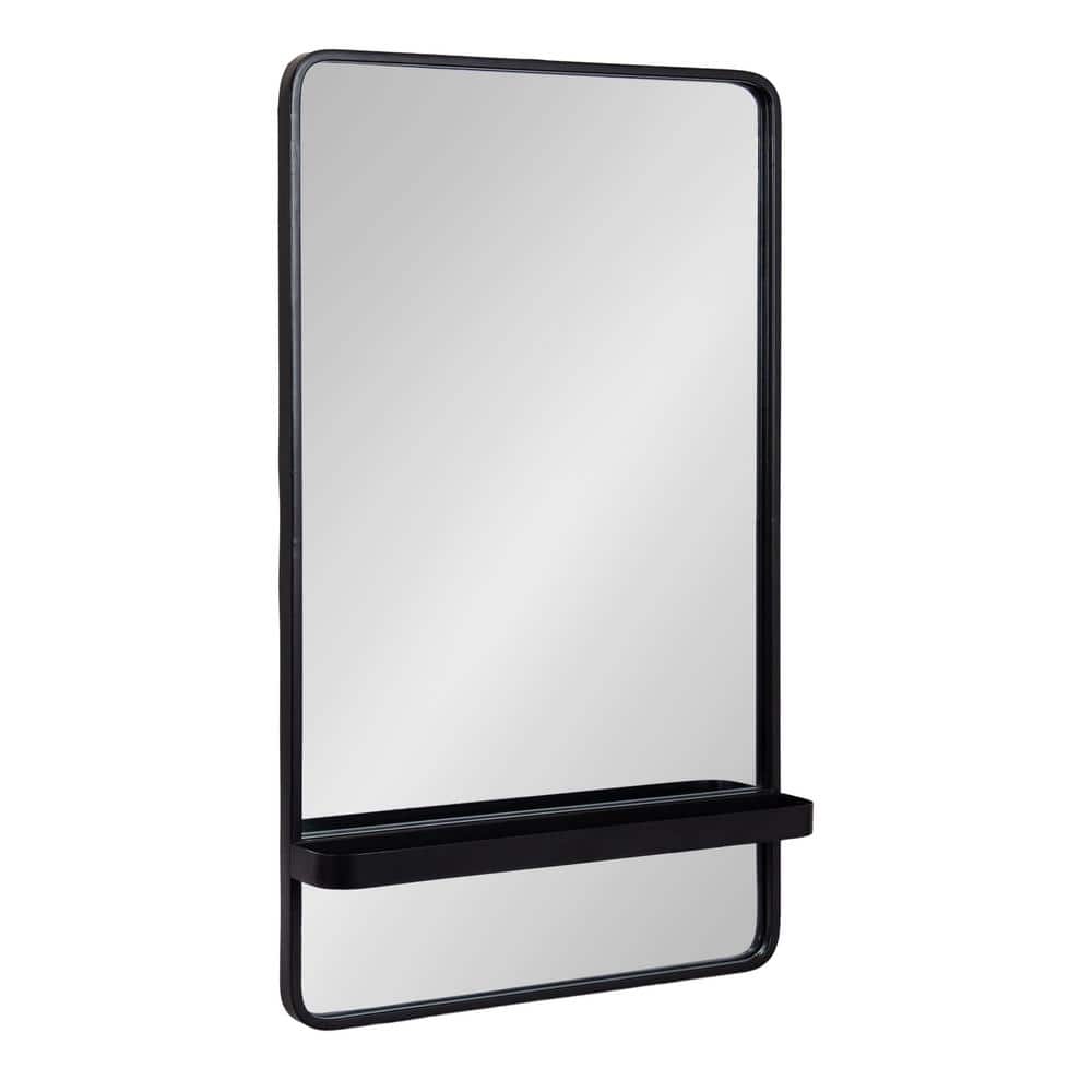 Kate and Laurel Estero 20 in. W. x 34 in. H Metal Black Rectangle ...