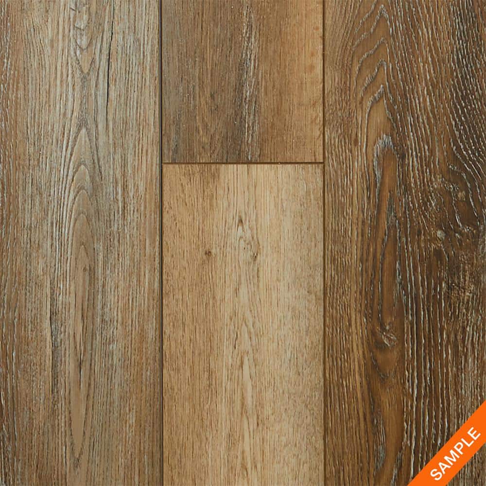 Lifeproof Take Home Sample - 5 in. W x 7 in. L Golden Larch Oak ...