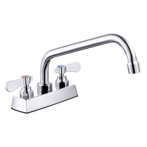 IVIGA Brass Double Handle Standard Kitchen Faucet with Copper Valve, 6 ...