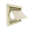 DryerWallVent 4 in. Powder Coated Steel Tan Dryer Vent DWV4T - The Home ...