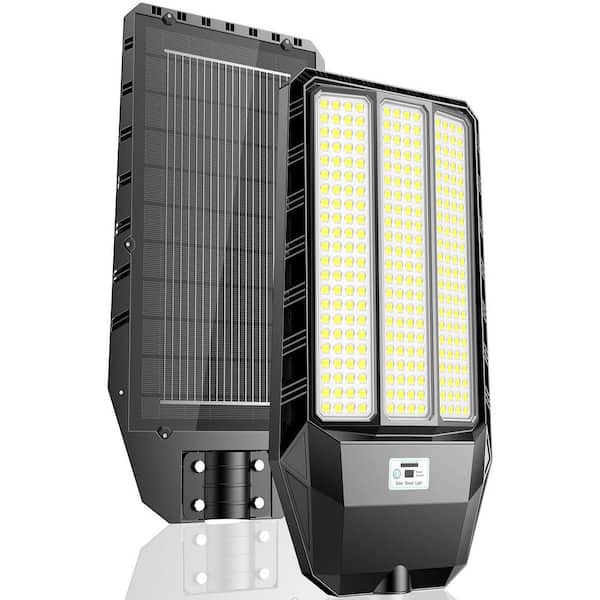 Adewalk 8000-Watt Equivalent 320000 Lumens 260-Degree Black Motion ...