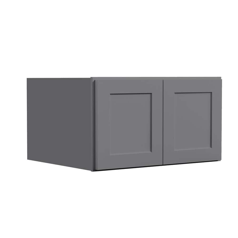 Hausvita 30 in. W x 24 in. D x 18 in. H in Shaker Grey Plywood Ready to ...