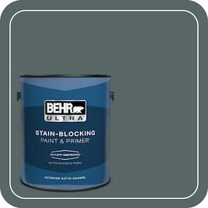 BEHR ULTRA 1 gal. #N440-6 Brooklyn Extra Durable Flat Interior Paint ...