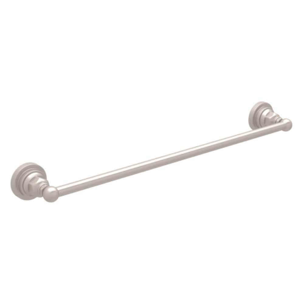 ROHL Italian Bath 18 in. Wall Mount Towel Bar in Satin Nickel ROT1 ...
