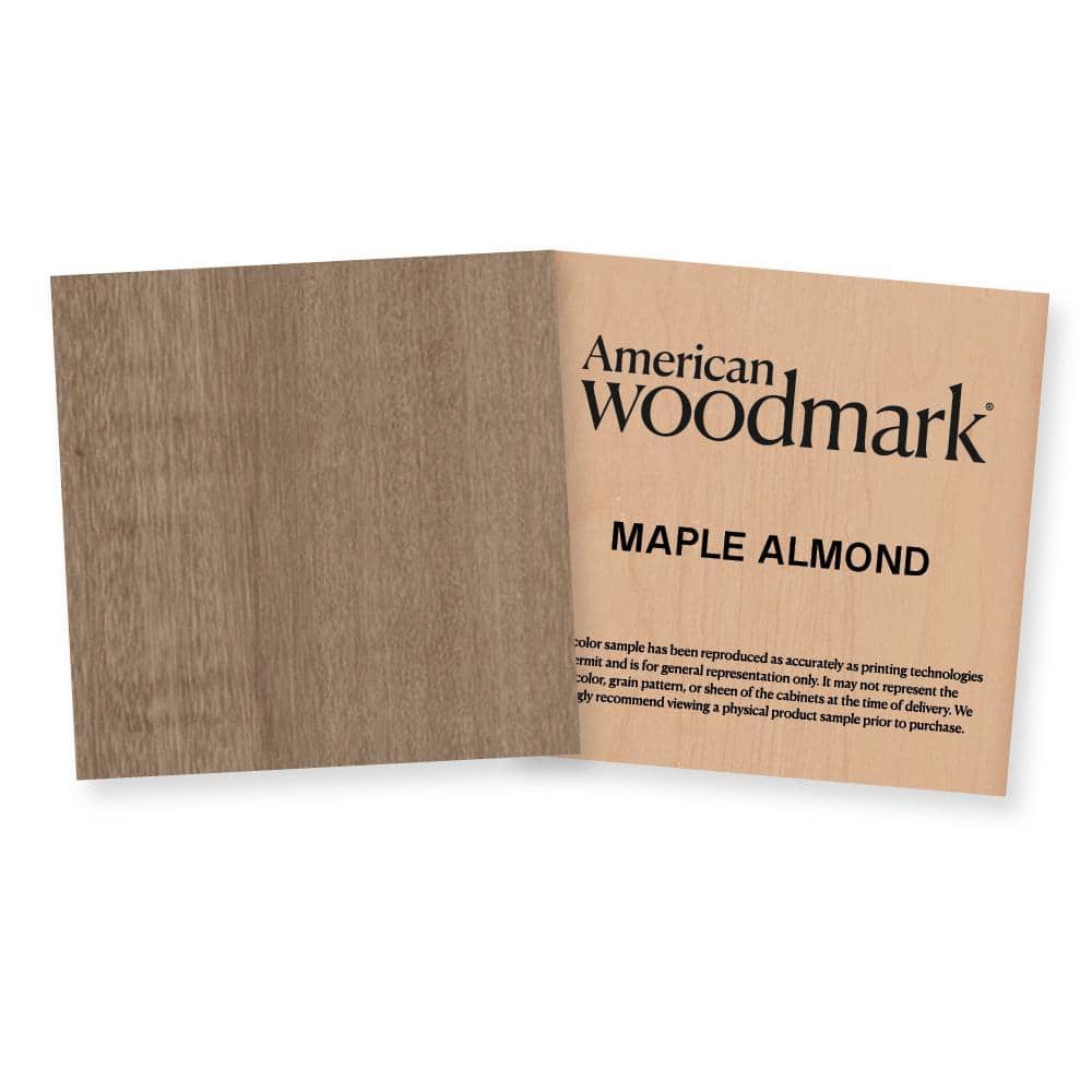 American Woodmark Finish Chip 3-3/4 in. W x 3-3/4 in. H in Maple Almond ...