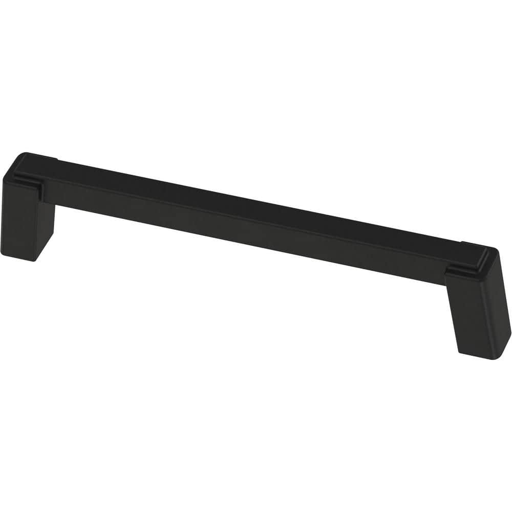 Liberty Modern Brace 5-1/16 in. (128 mm) Modern Matte Black Cabinet ...