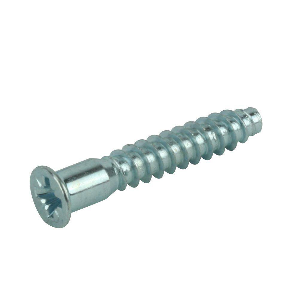 Everbilt 5 mm x 40 mm Zinc-Plated Phillips Connecting Screw (2-Pack ...