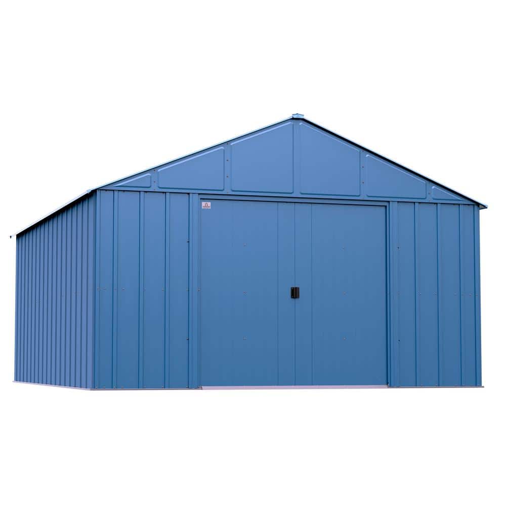 Arrow Classic Storage Shed 14 ft. W x 12 ft. D x 8 ft. H Metal Shed 168 ...