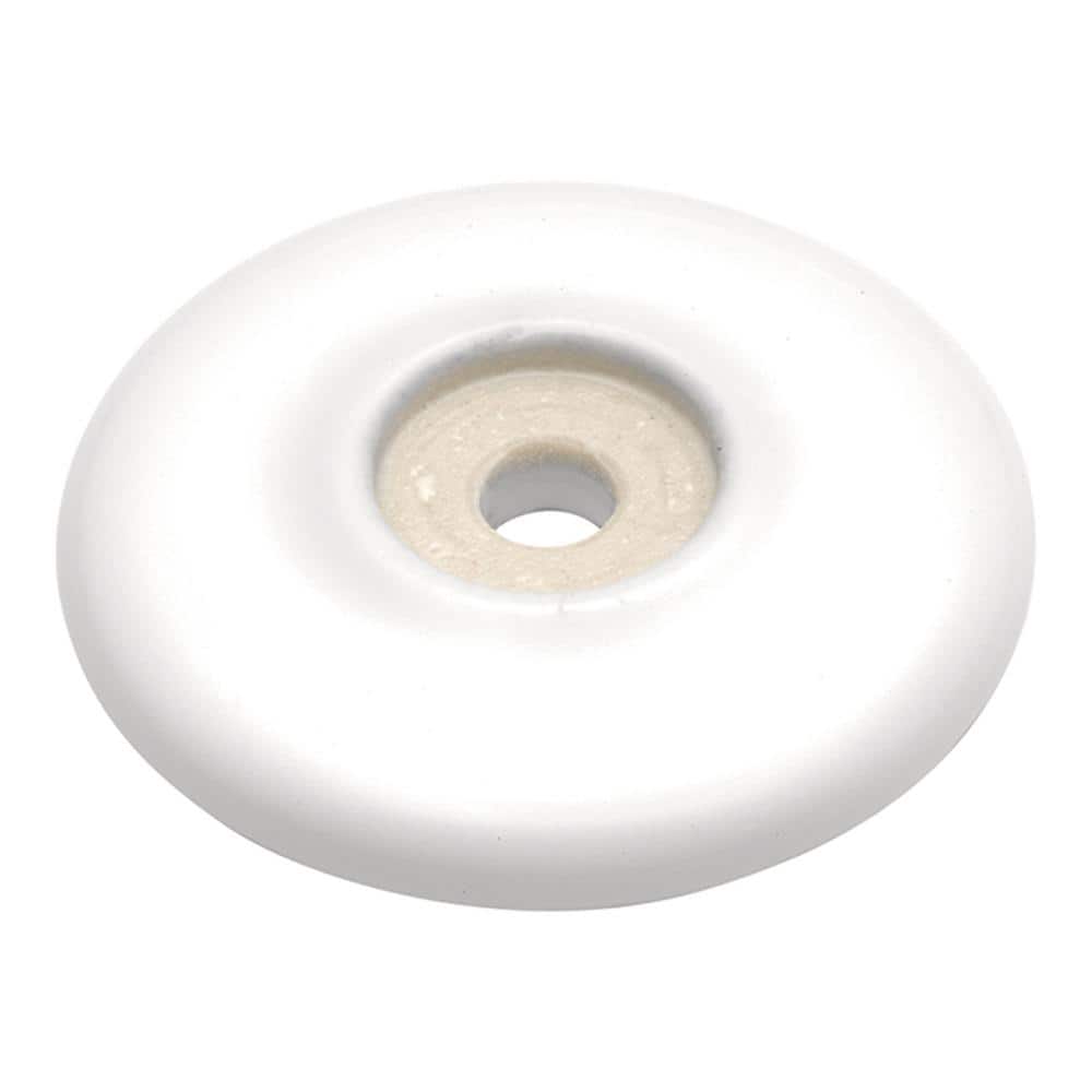 HICKORY HARDWARE Tranquility 2-1/16 in. H White Knob Backplate P69-W ...