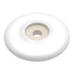 Hickory Hardware Tranquility 2-1/16 in. H White Knob Backplate P69-W