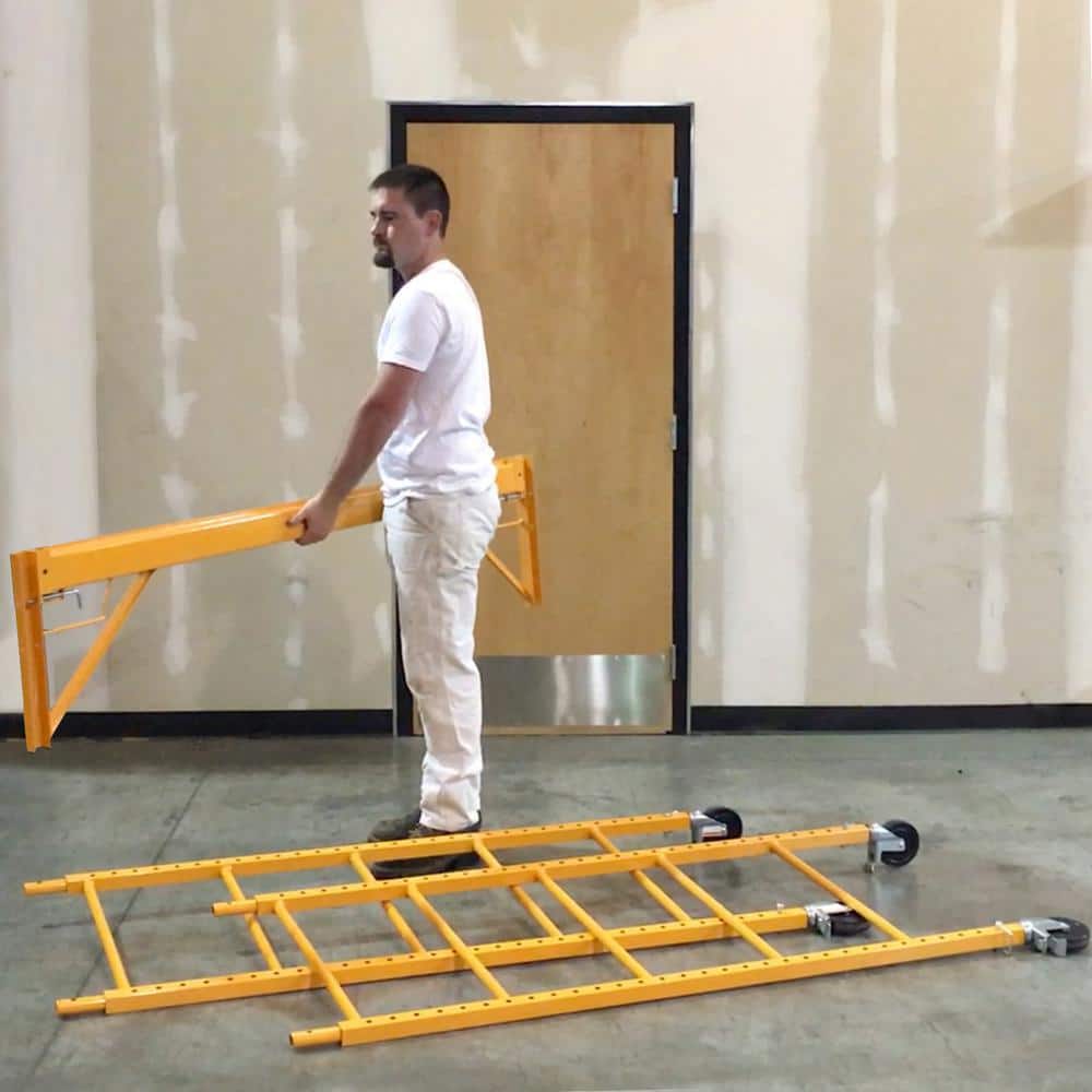 Buy 6 ft. x 6 ft. x 2.4 ft. Multi-Use Drywall Baker Scaffolding with ...