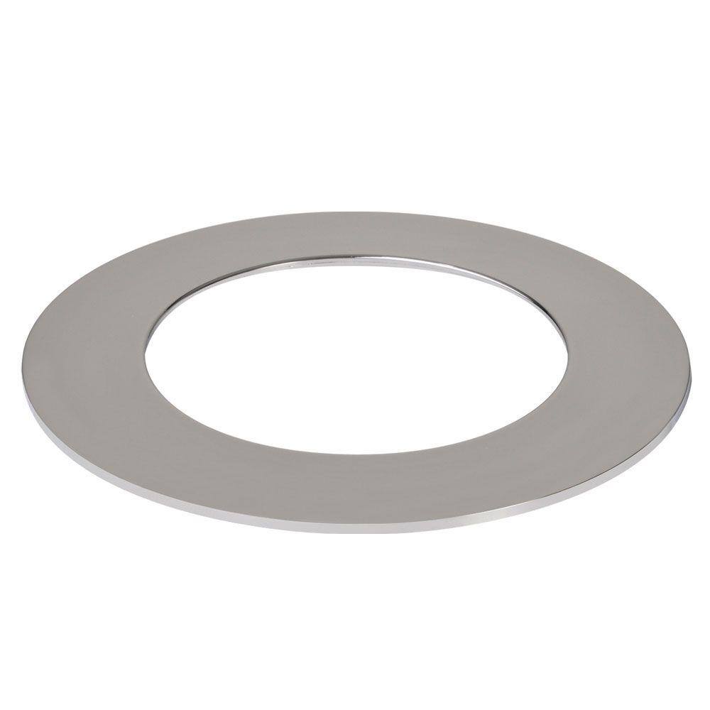 HALO 4 in. Polished Chrome Recessed Ceiling Light LED Designer Trim ...