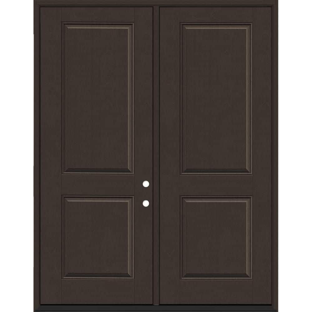 Steves & Sons Regency 72 in. x 96 in. 2P Squaretop RHIS Hickory Stain ...