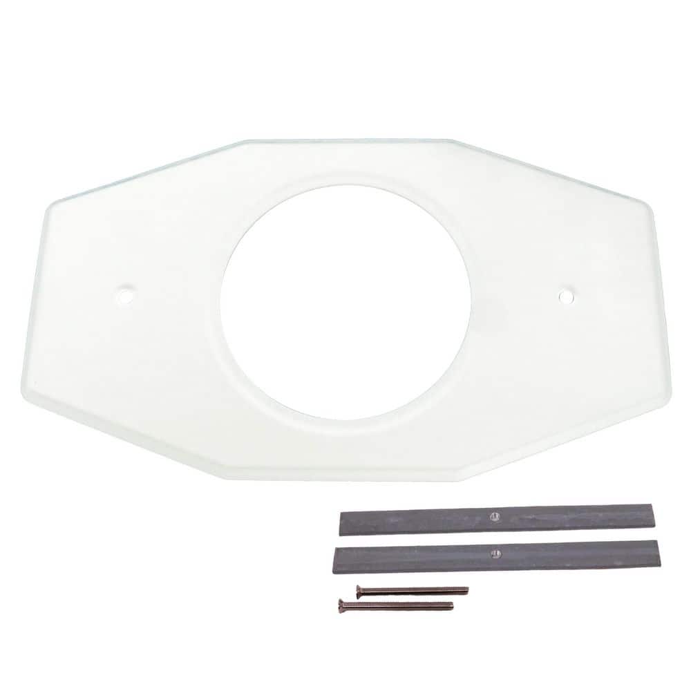 Westbrass One-Hole Remodel Cover Plate for Moen and Delta Bathtub and ...