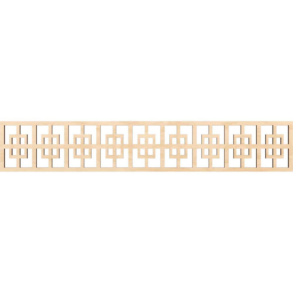 Ekena Millwork Cambridge Fretwork 0.375 in. D x 46.625 in. W x 8 in. L ...