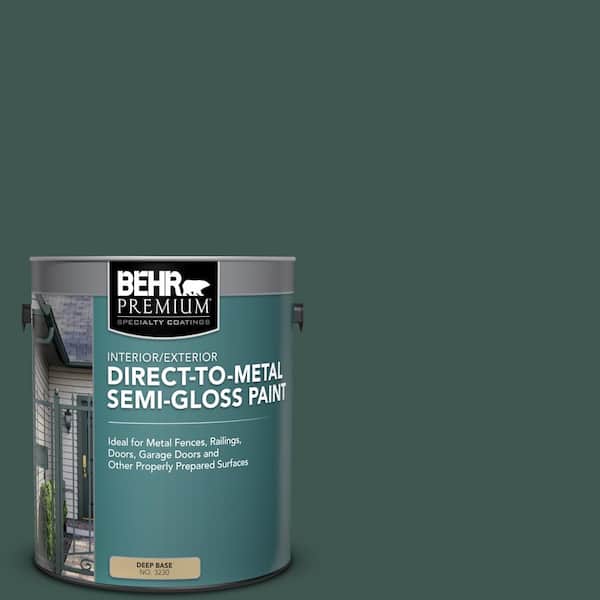 BEHR PREMIUM 1 gal. #HDC-CL-21A Dark Everglade Semi-Gloss Direct to ...