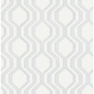 A-Street Prints Callaway Woven Stripes Beige Paper Non-Pasted Matte ...