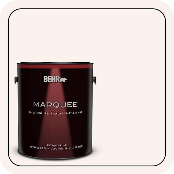 BEHR MARQUEE 1 gal. #RD-W09 Shea Flat Exterior Paint & Primer 445001 ...