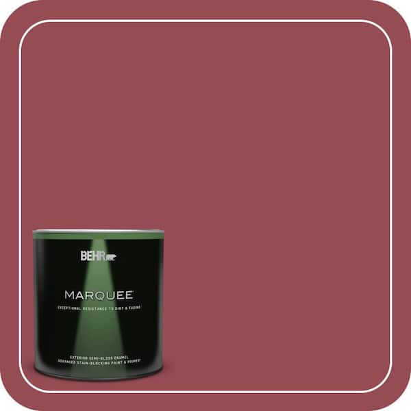 BEHR MARQUEE 1 qt. #PPU1-11 Crantini Semi-Gloss Enamel Exterior Paint ...