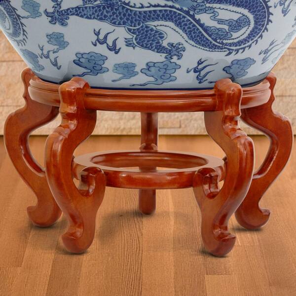 Oriental furniture rosewood fishbowl stand store